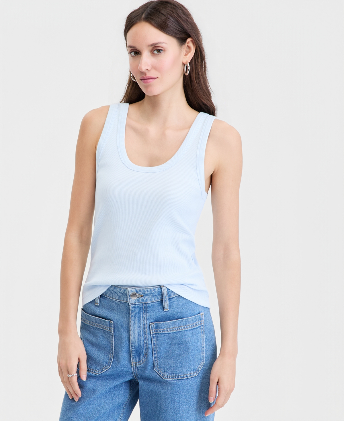 Click here for On 34th Womens Double Scoop-Neck Layering Tank Top... prices