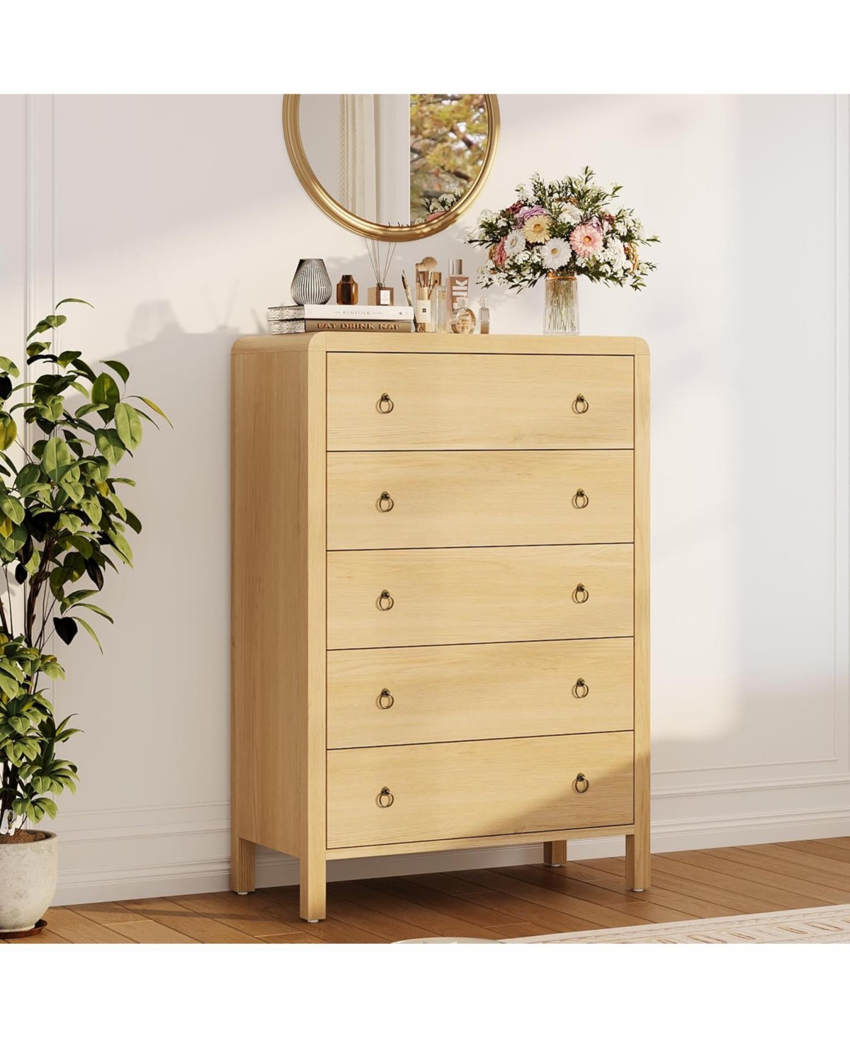 Click here for gaomon 5 Drawer Dresser  Storage Chest of Drawer... prices