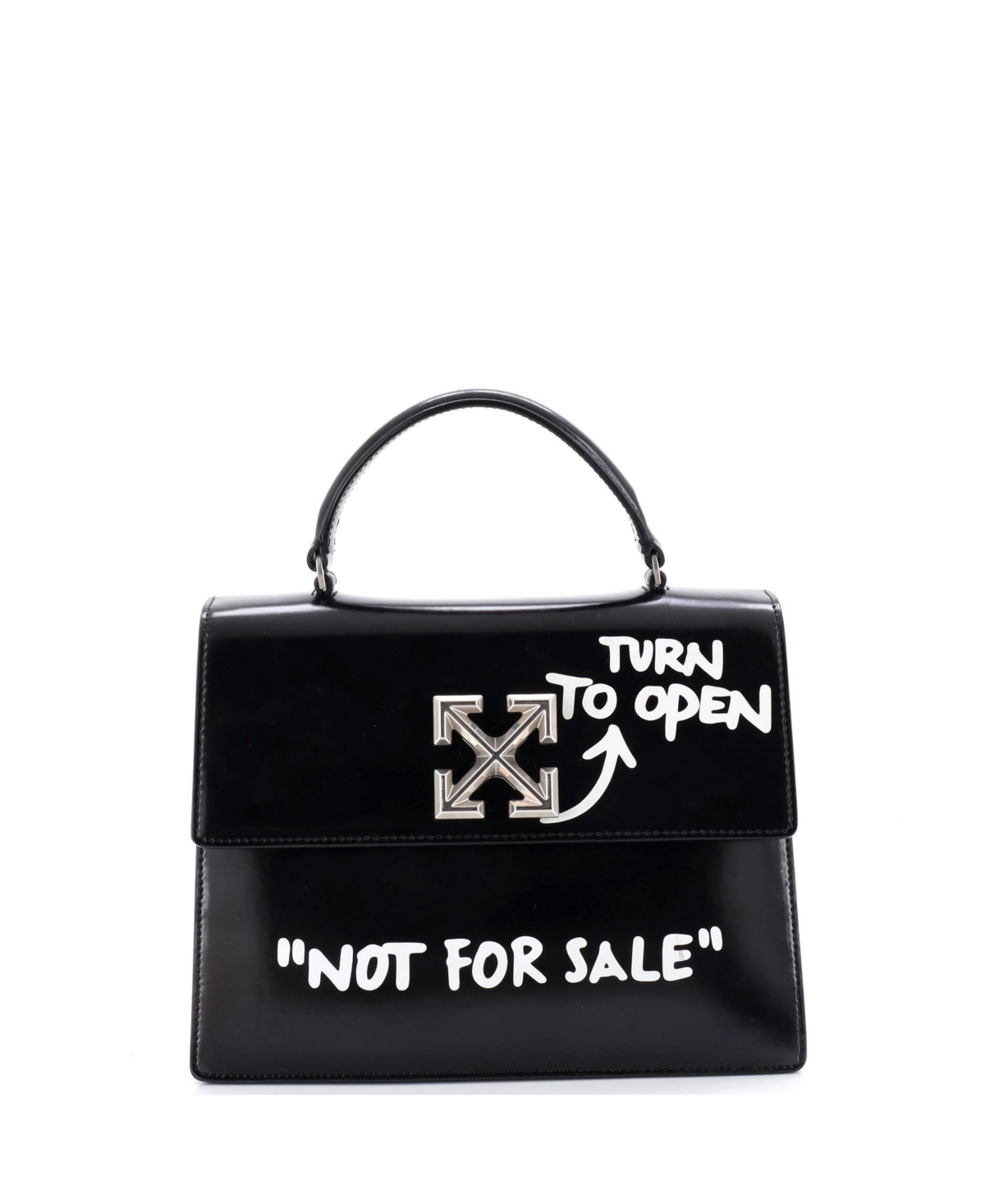 Click here for Pre-Owned Off White Jitney 2.8 Bag Printed Leather... prices