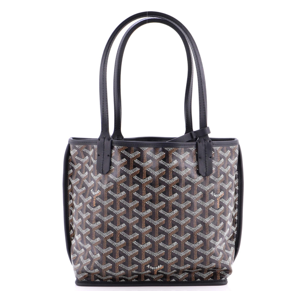 Click here for Pre-Owned Goyard Mini Anjou Reversible Tote Coated... prices