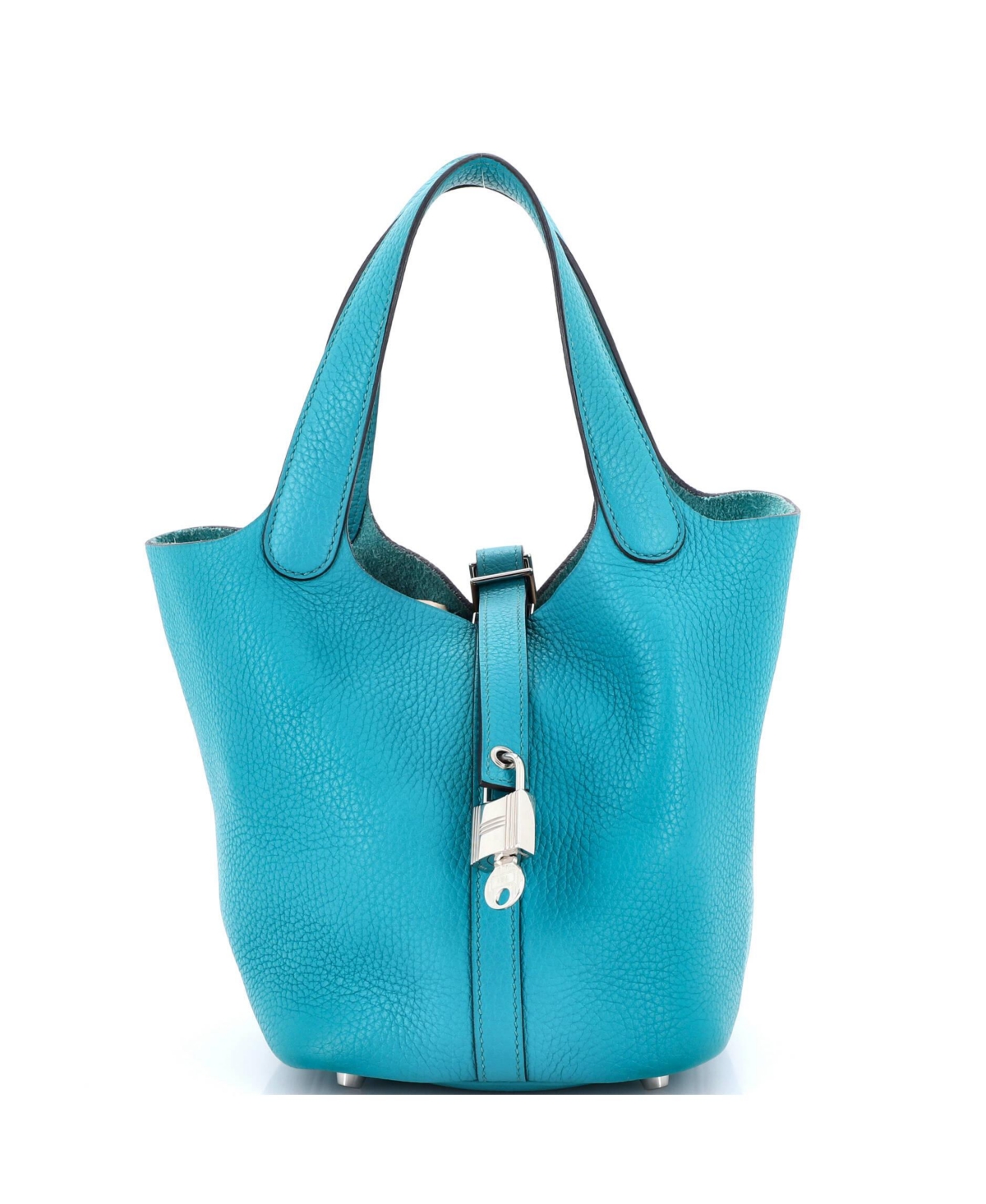 Click here for Pre-Owned HERMES Mm Picotin Lock Bag Clemence - Bl... prices