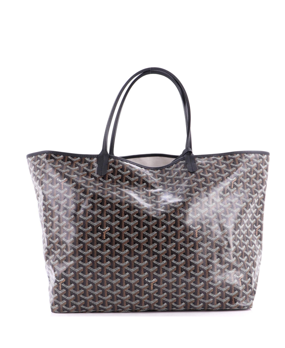 Click here for Pre-Owned Goyard Gm Saint Louis Tote Coated Canvas... prices