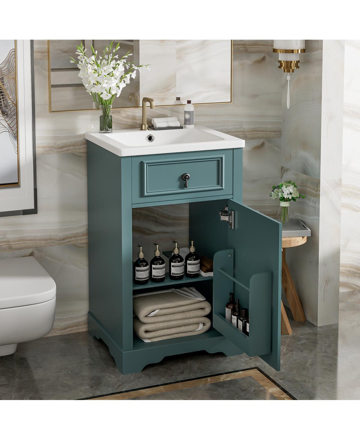 Click here for Sillysis Bathroom Vanity with Ceramic Sink  Soft C... prices