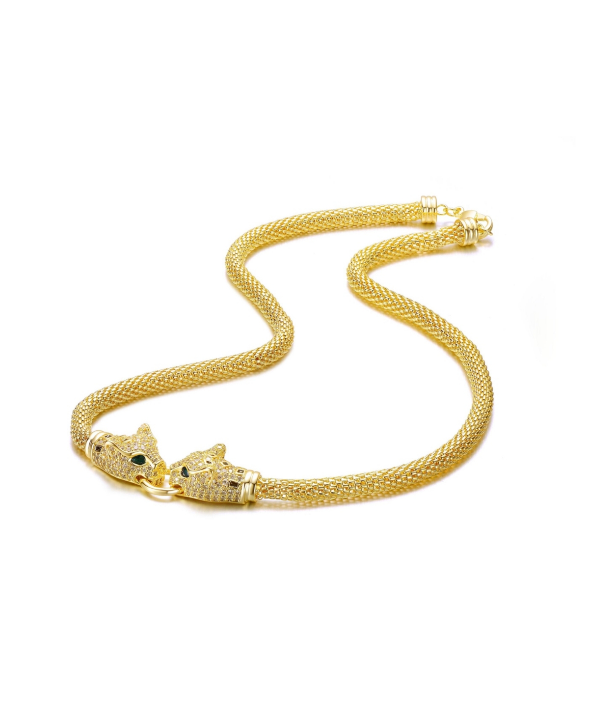 Click here for Rachel Glauber 14K Gold Plated Cubic Zirconia Mesh... prices