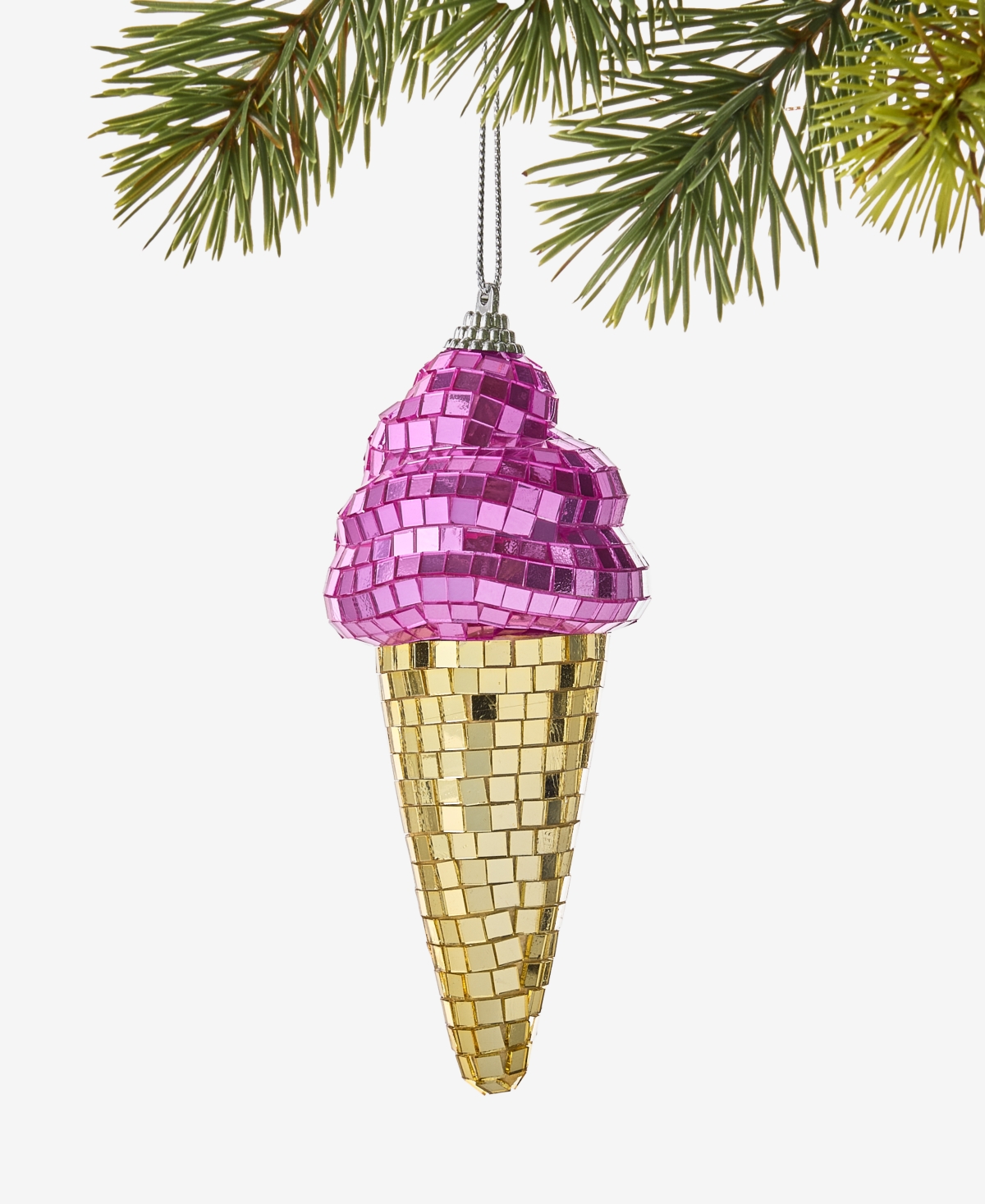 Click here for Holiday Lane Disco Brights Plastic Ice Cream Ornam... prices