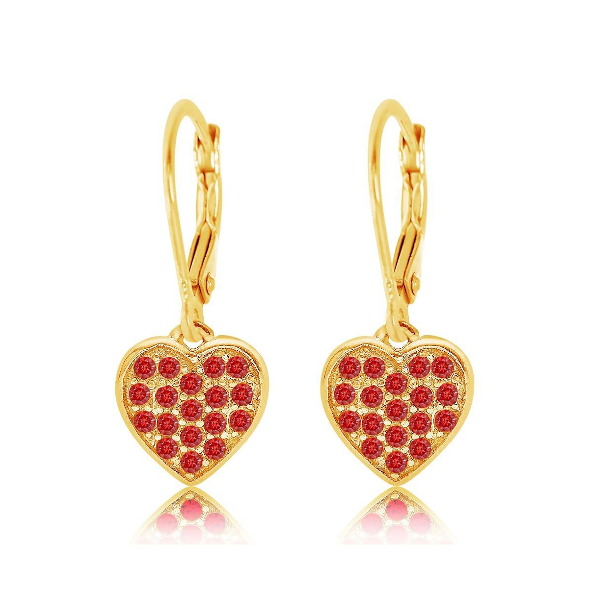 Click here for Chanteur 18K Gold Plated Kids Heart Hypoallergenic... prices