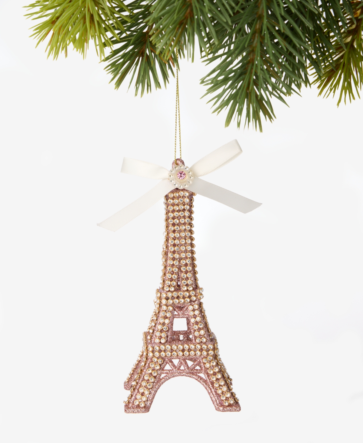Click here for Holiday Lane World Traveler Eiffel Tower Ornament... prices