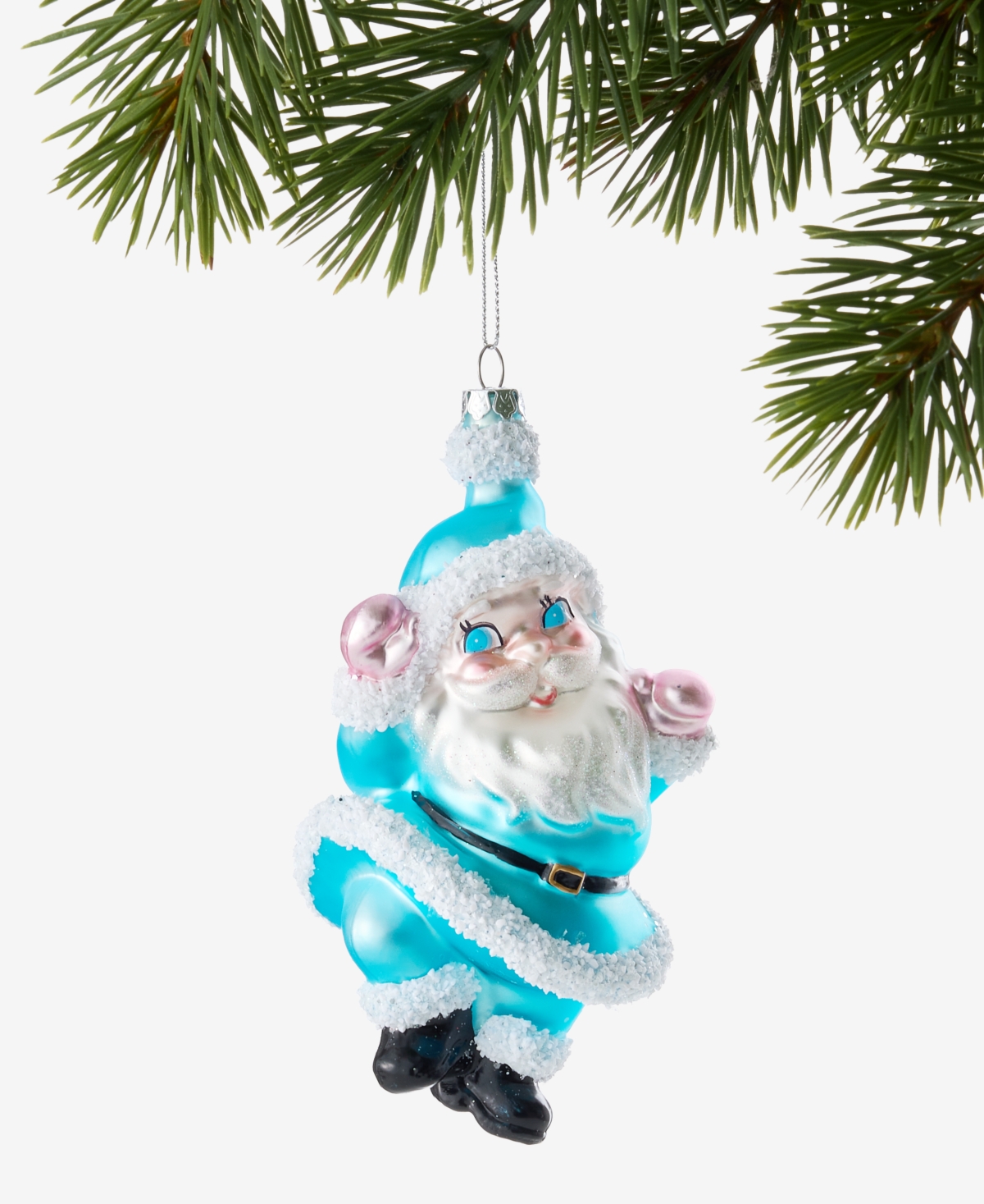 Click here for Holiday Lane Merry Magic Dancing Santa Ornament  M... prices