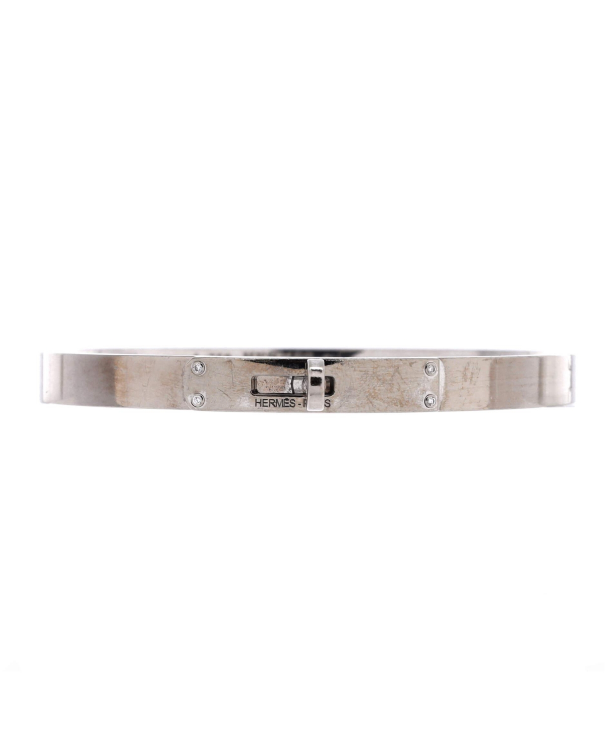 Click here for Pre-Owned HERMES Kelly Bracelet - 18k white gold prices