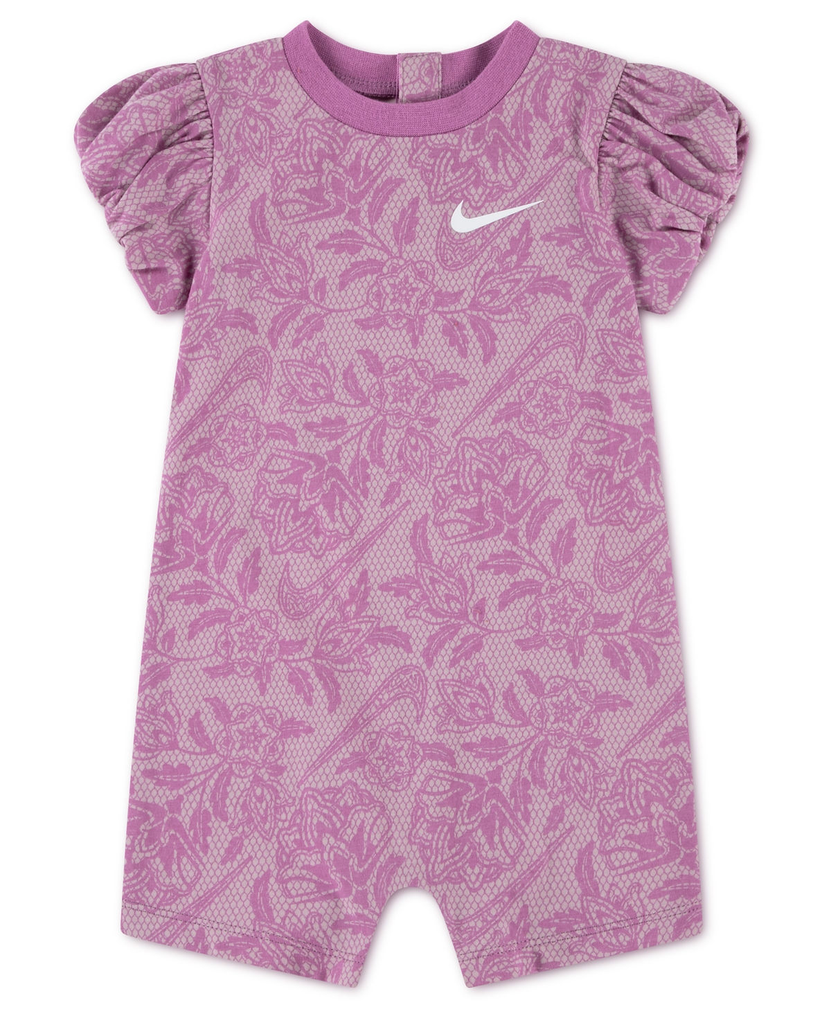 Click here for Nike Baby Girls Crewneck Romper - Lavender prices
