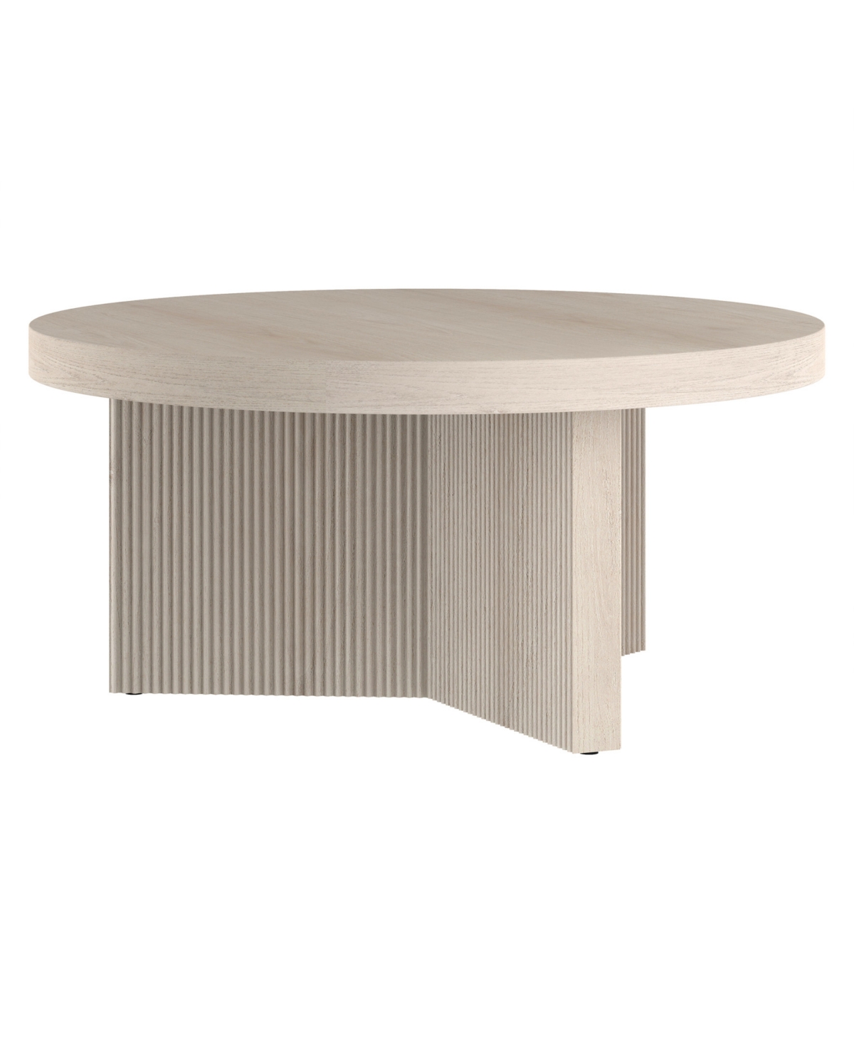 Click here for Hudson & Canal Holm 32 Wide Round Fluted Coffee Ta... prices