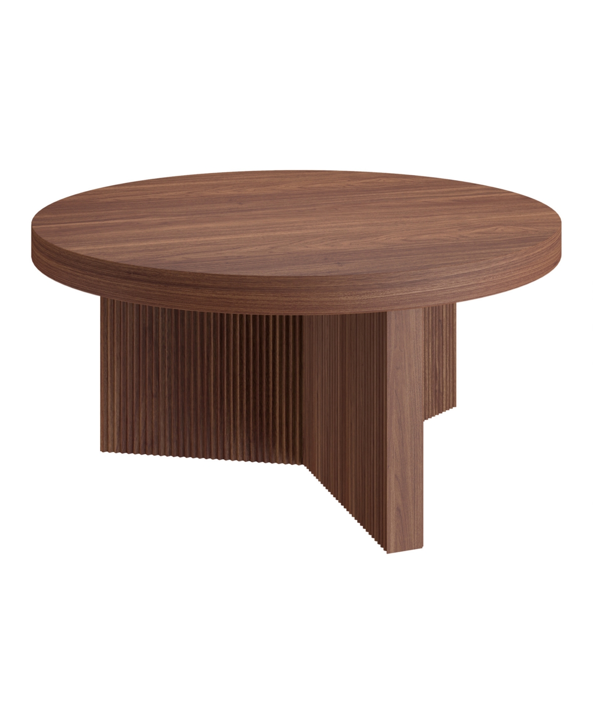 Click here for Hudson & Canal Holm 32 Wide Round Fluted Coffee Ta... prices