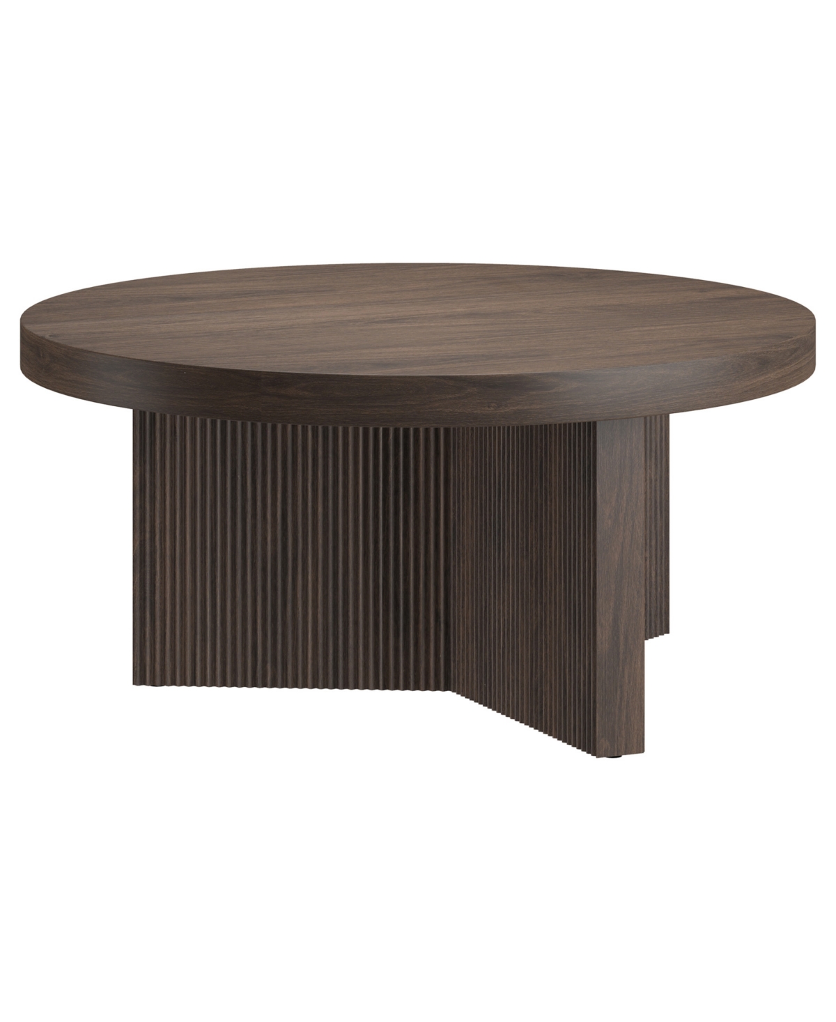 Click here for Hudson & Canal Holm 32 Wide Round Fluted Coffee Ta... prices