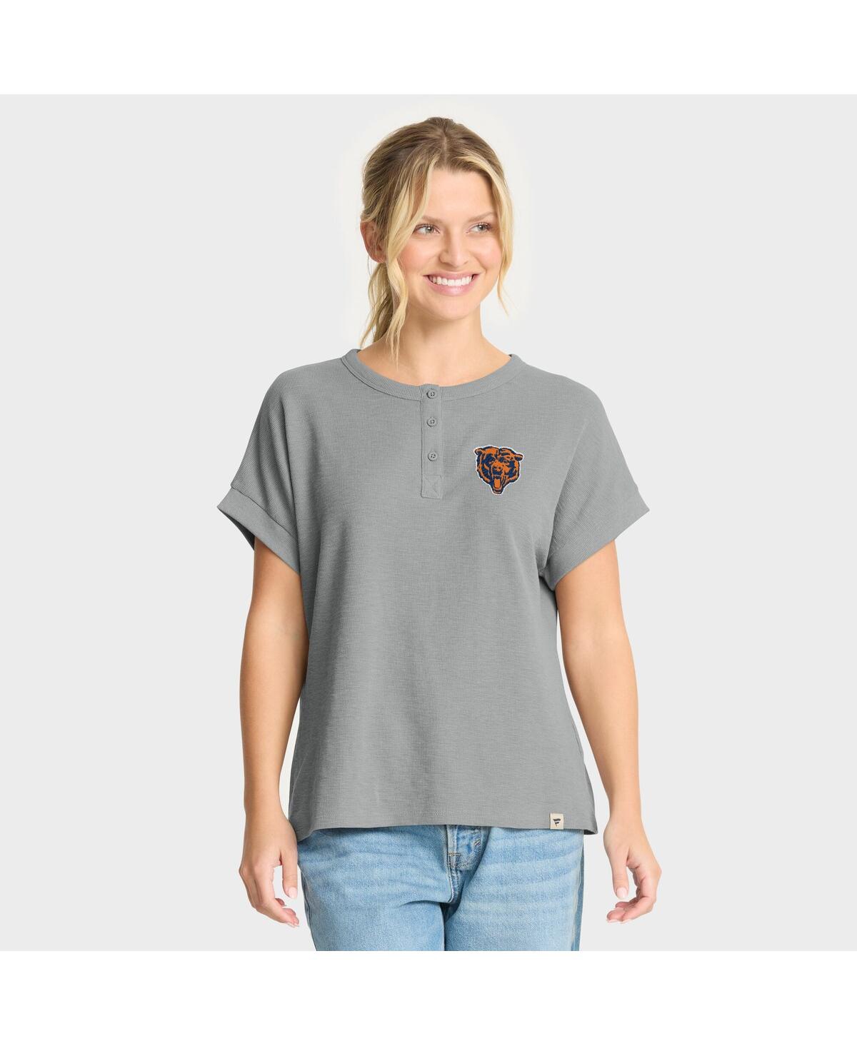 Click here for Fanatics Womens Heather Gray Chicago Bears Oversiz... prices