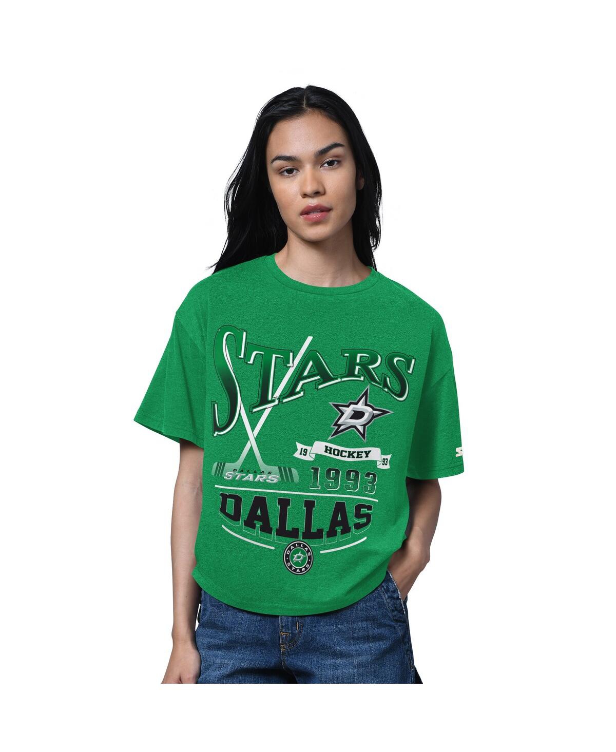 Click here for Starter Womens Heather Kelly Green Dallas Stars Ov... prices