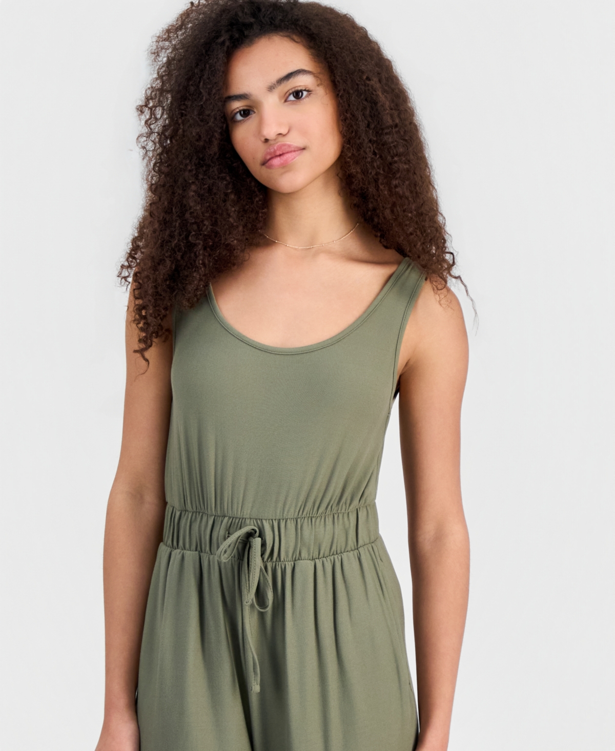 Click here for Derek Heart Juniors Sleeveless Wide-Leg Jumpsuit -... prices