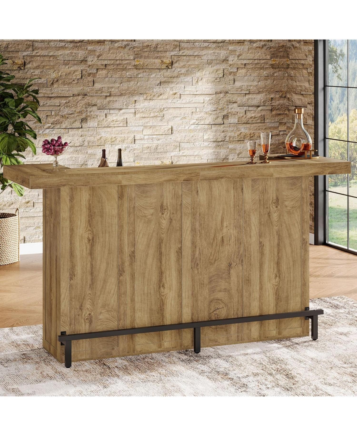 Click here for Tribesigns 4-Tier Bar Table  70.9-Inch Large Woode... prices