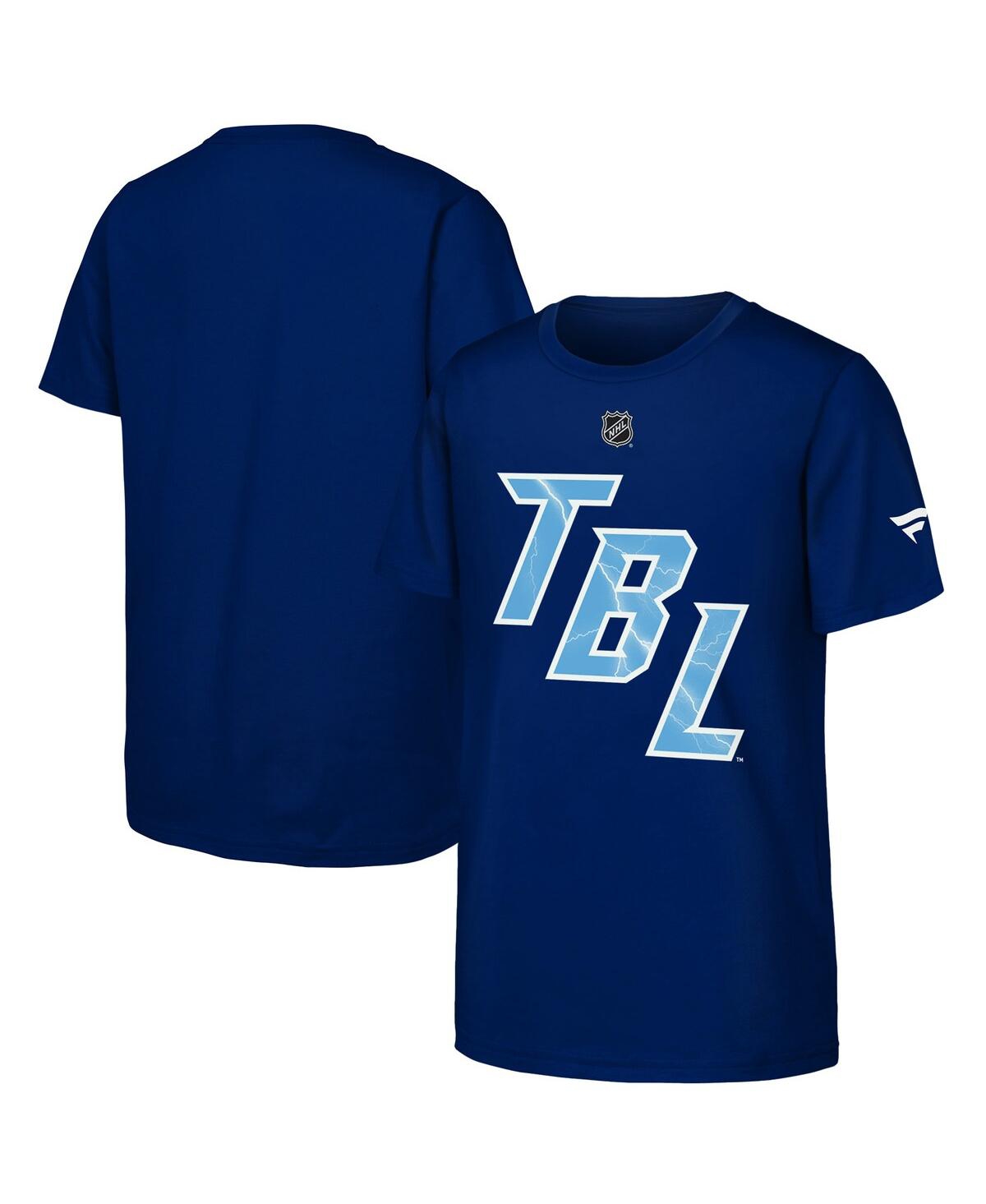 Click here for Fanatics Big Boys and Girls Blue Tampa Bay Lightni... prices