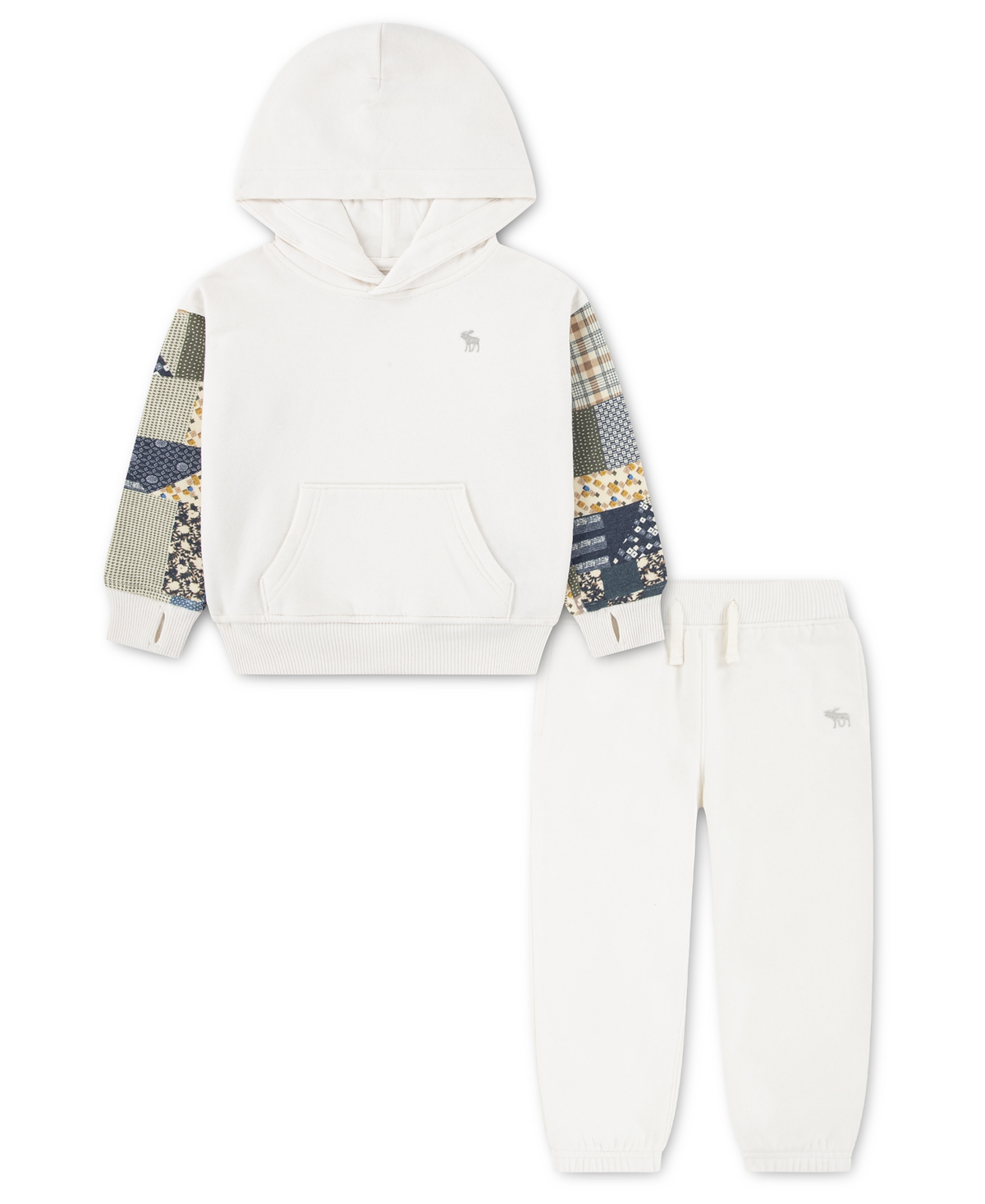 Click here for abercrombie kids Boys Essentials Patchwork Hoodie... prices