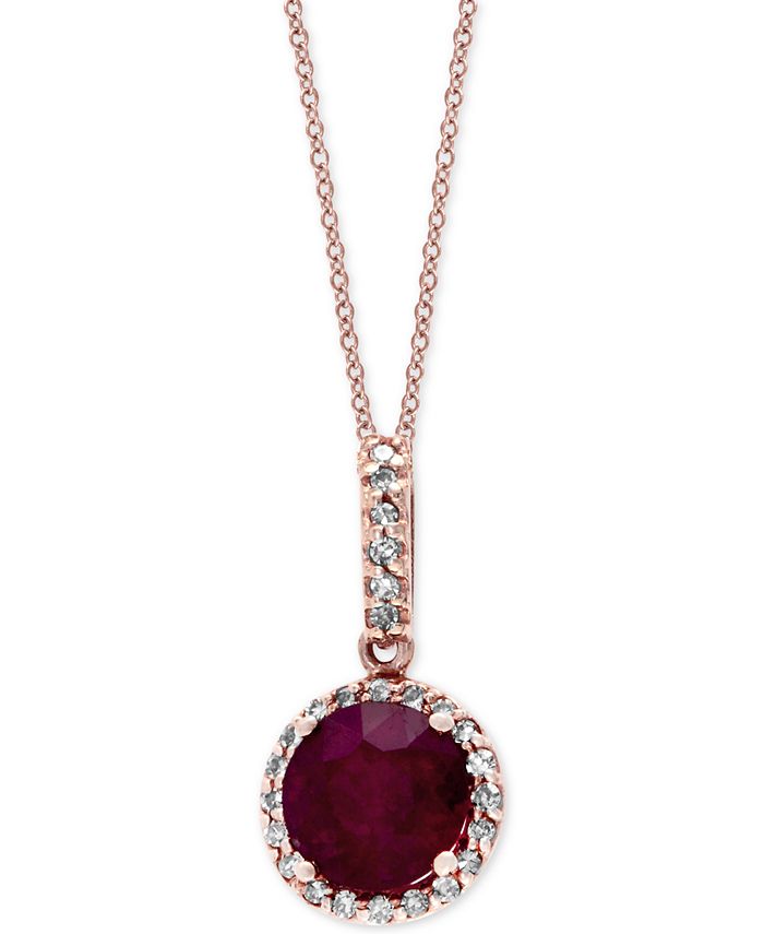 EFFY Collection Rosa by EFFY Ruby (1-5/8 ct. t.w.) and Diamond (1/8 ct ...