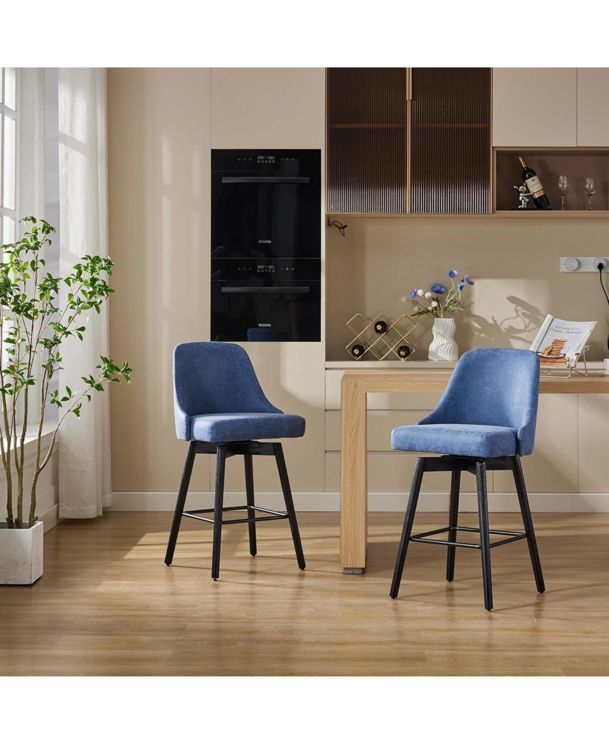 Click here for gaomon 26" Swivel Counter Height Bar Stools S... prices