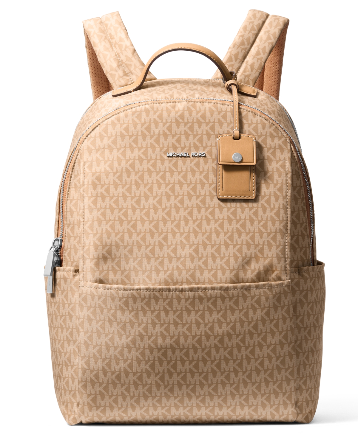 Click here for Michael Kors Sable Large Printed Signature Logo Ba... prices