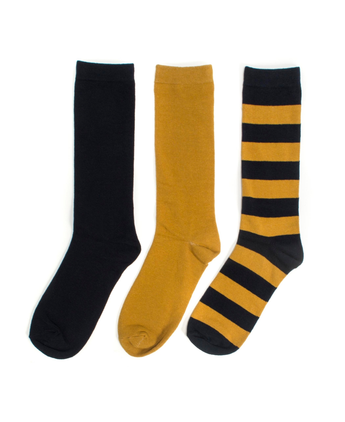 Click here for Muk Luks Mens Unisex 3 Pack Sport Crew Socks - Nav... prices