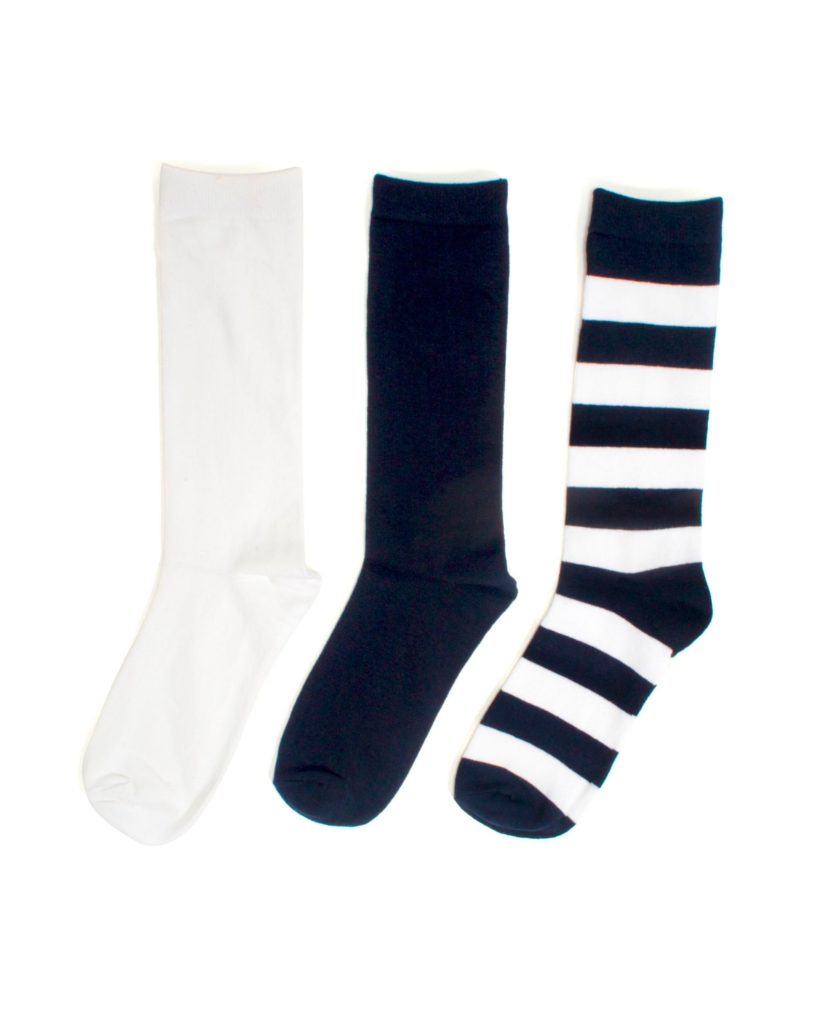 Click here for Muk Luks Mens Unisex 3 Pack Sport Crew Socks - Nav... prices