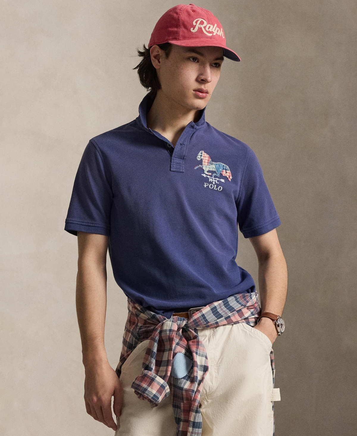 Click here for Polo Ralph Lauren Mens Short-Sleeve Ribbed Collar... prices