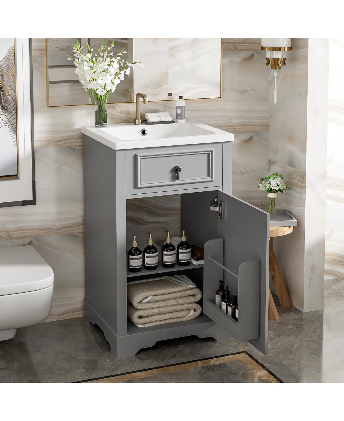 Click here for Sillysis 20" Bathroom Vanity with Ceramic Sin... prices