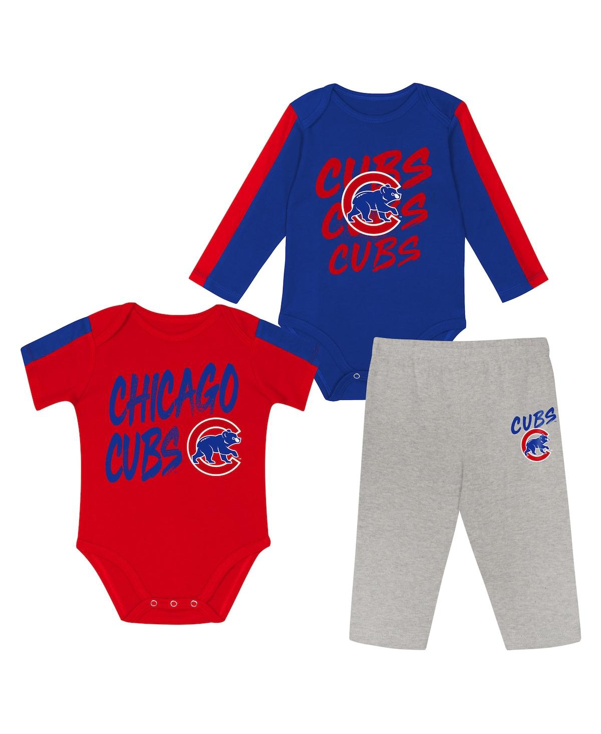 Click here for Outerstuff Newborn 3-Piece Chicago Cubs Double Dow... prices