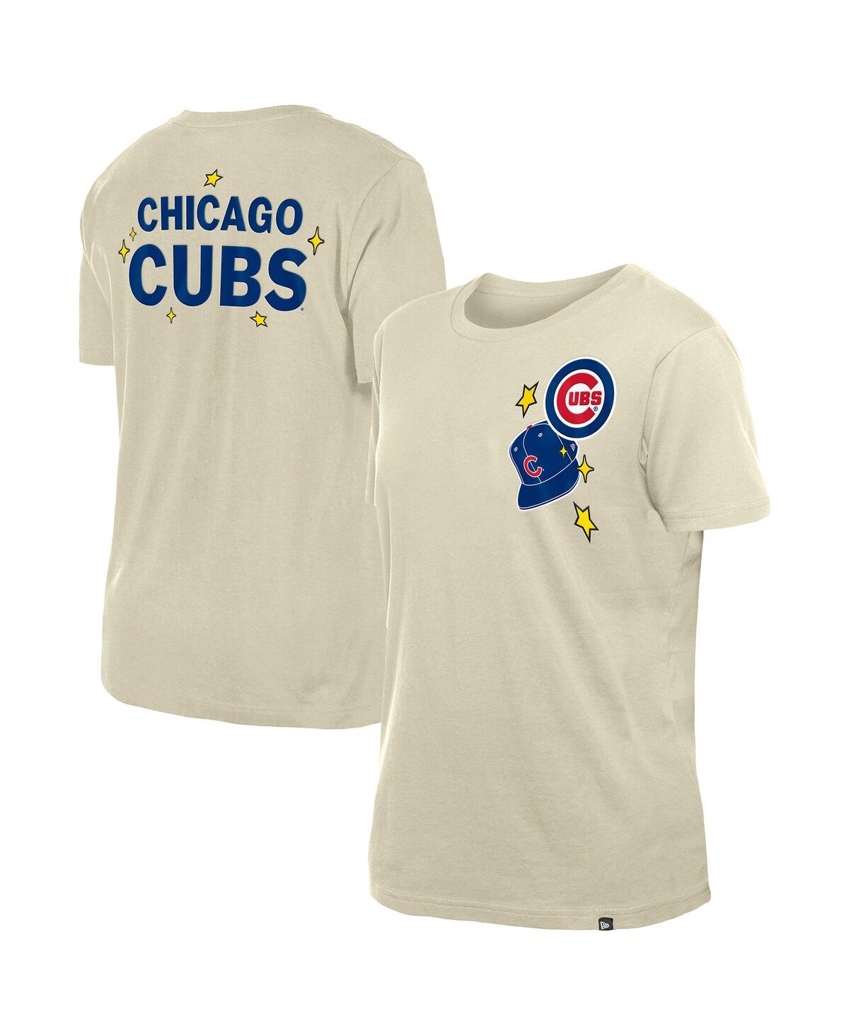 Click here for New Era Womens Cream Chicago Cubs Stars Cap T-Shir... prices