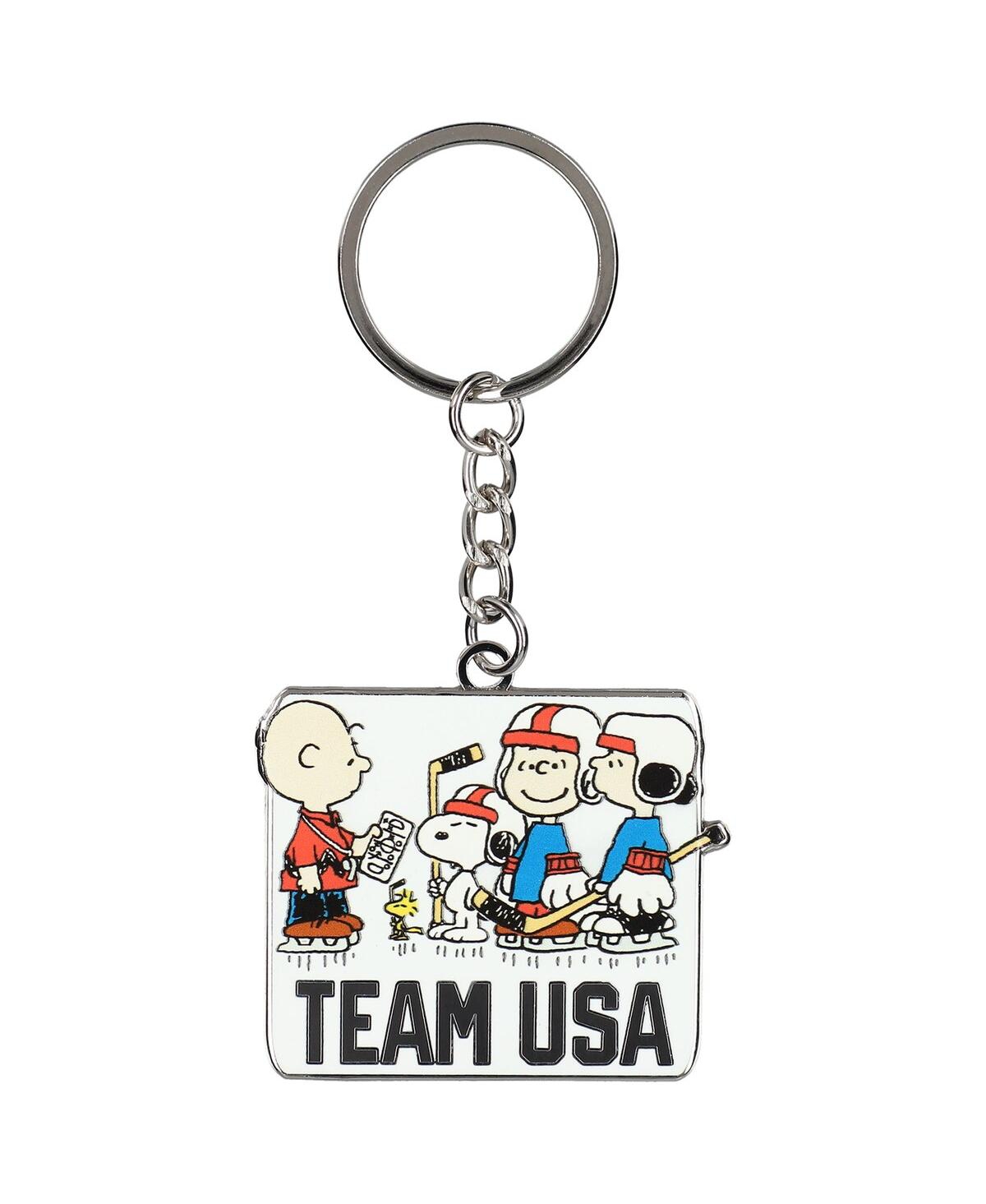 Click here for Honav Team Usa Peanuts Gang Hockey Keychain - Whit... prices