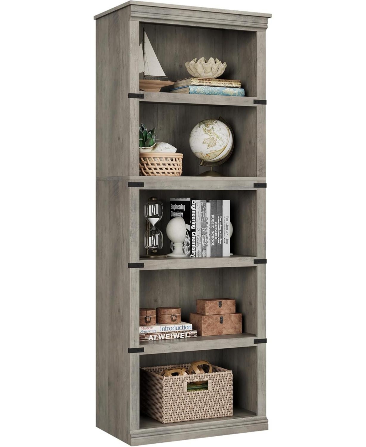 Click here for gaomon Modern Wooden Bookcase Open Shelves Floor S... prices