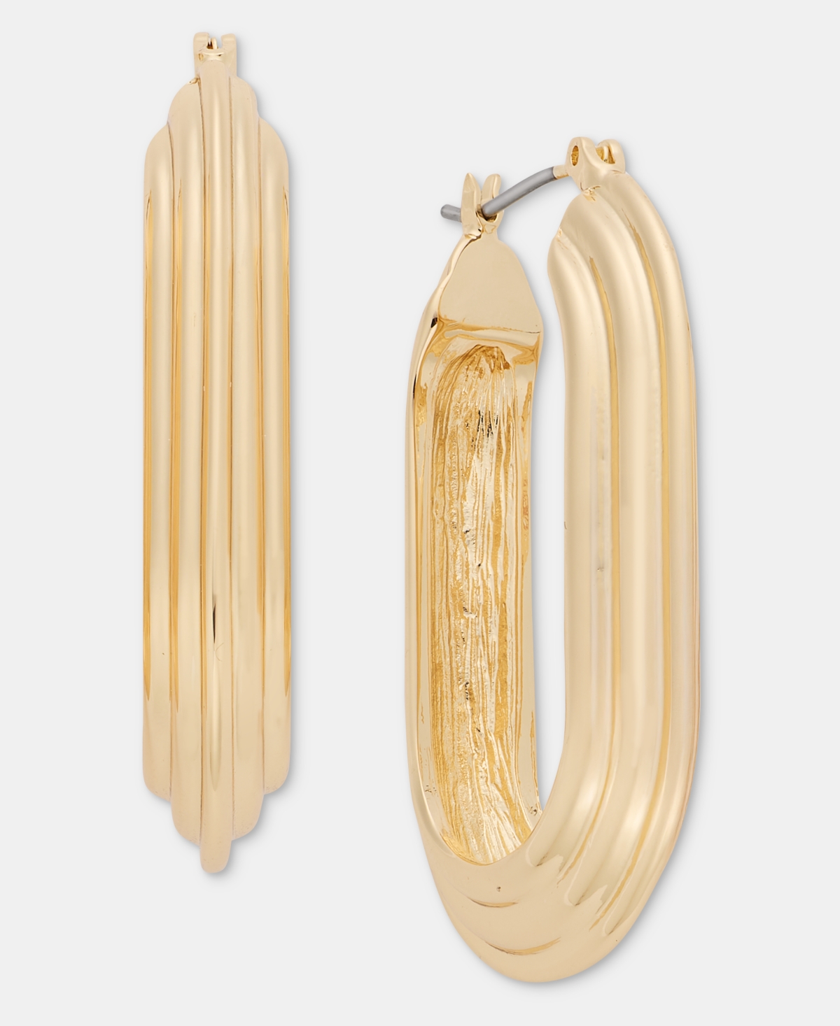 Click here for On 34th Textured Oval Hoop Earrings  Macys Exclusi... prices