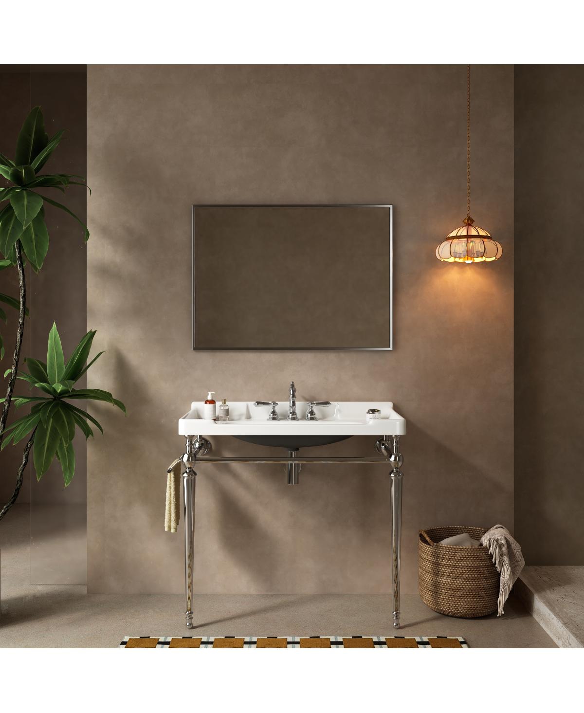 Click here for Sillysis 36 Bathroom Console Sink with White Ceram... prices