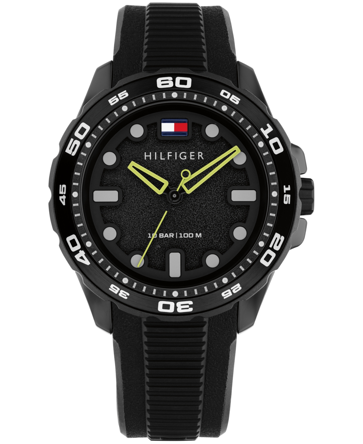 Click here for Tommy Hilfiger Mens Quartz Black Silicone Strap Wa... prices