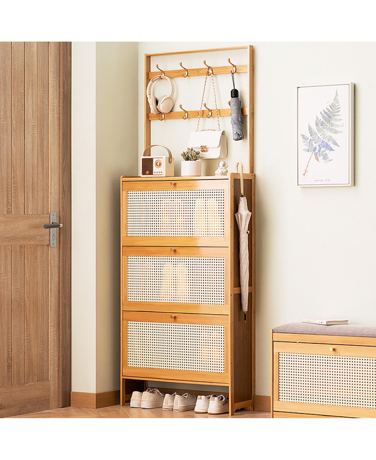 Click here for Rainsken Bamboo Shoe Storage Cabinet  Freestanding... prices