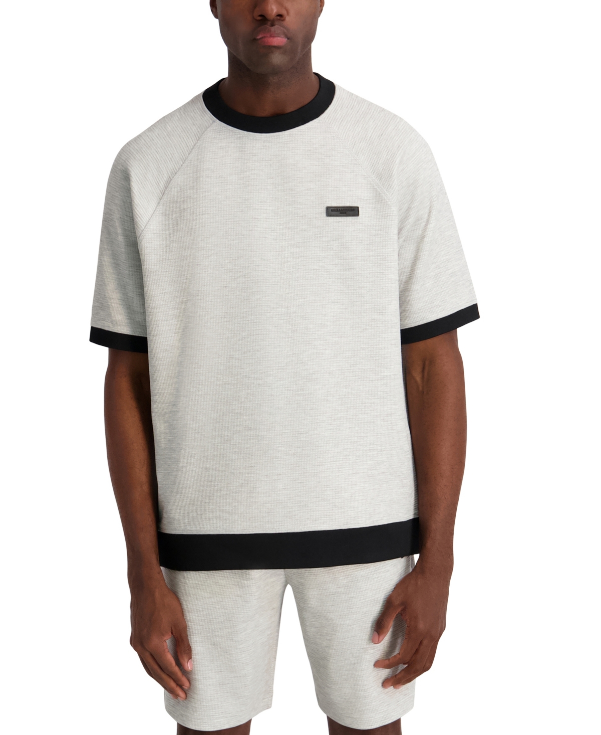 Click here for Karl Lagerfeld Paris Mens Crewneck T-Shirt - Heath... prices