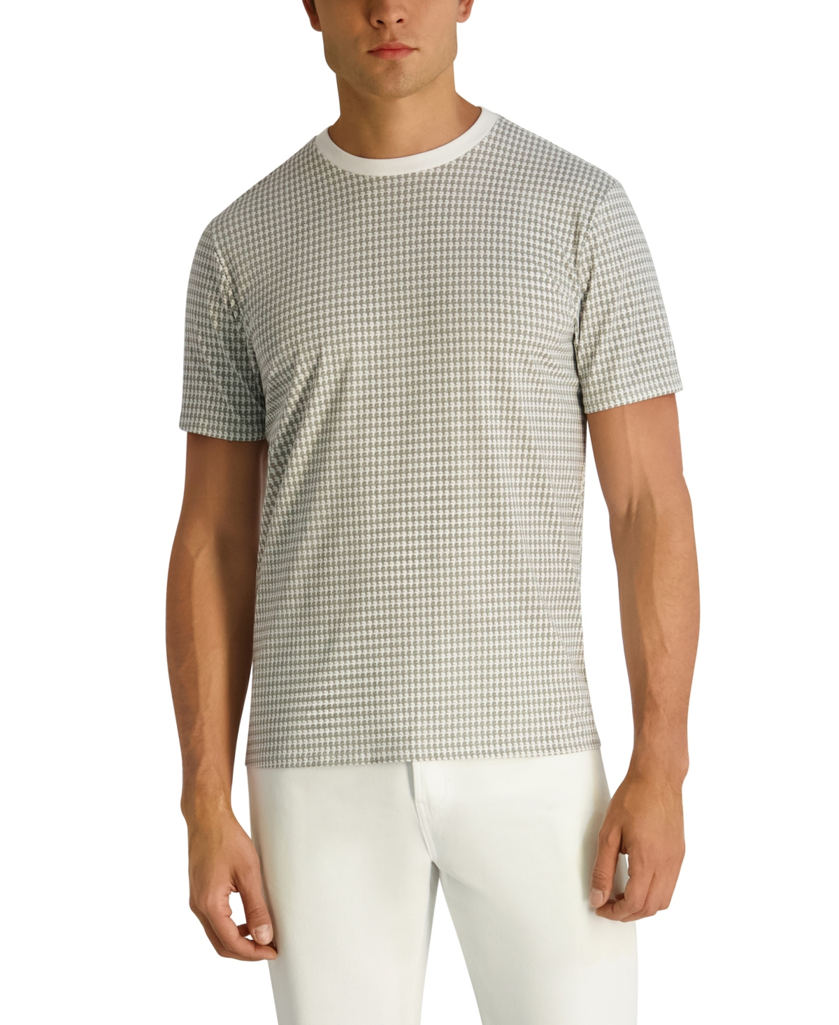 Click here for Karl Lagerfeld Paris Mens Crewneck T-Shirt - Gray prices