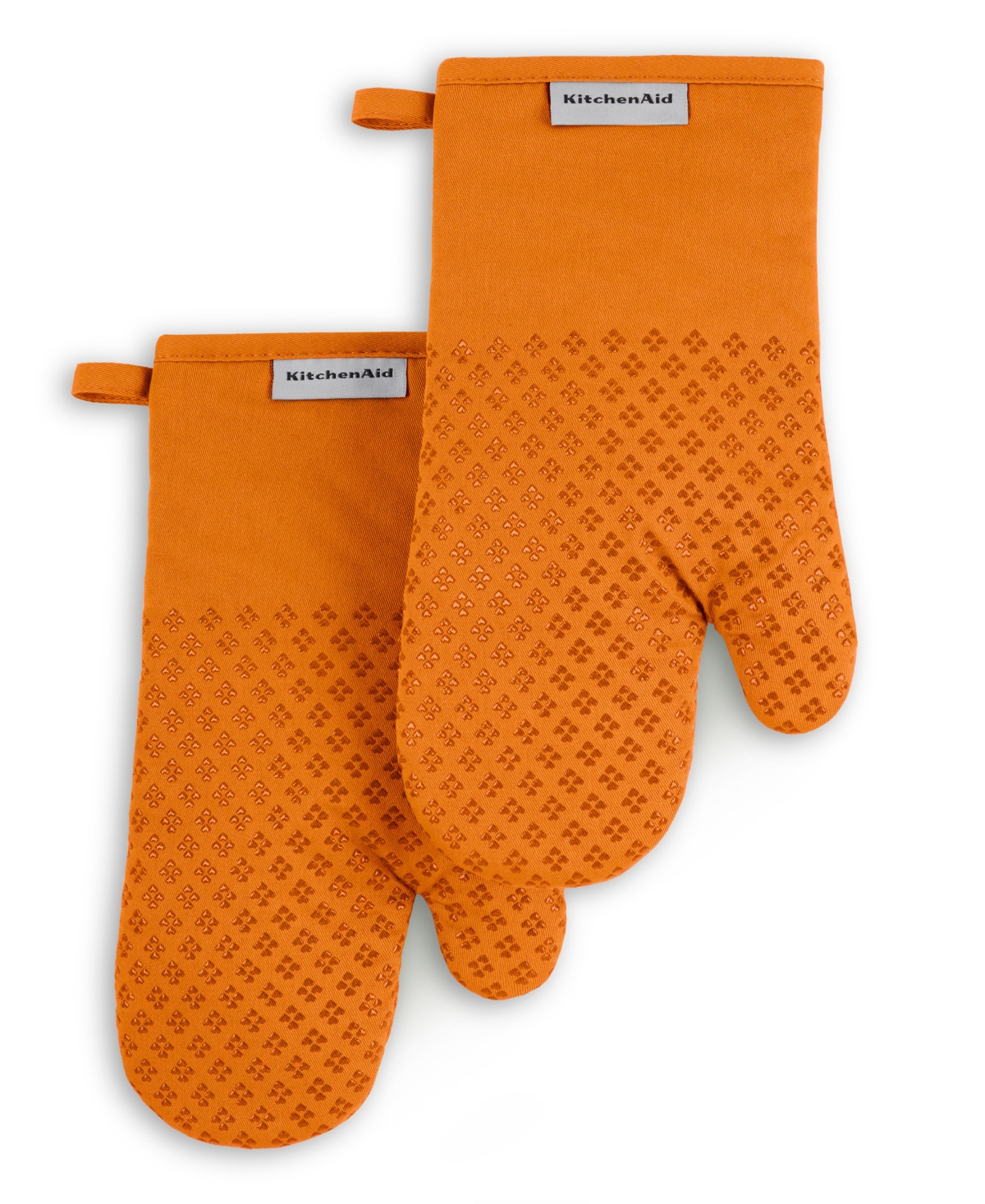Click here for KitchenAid Asteroid Oven Mitt Set  2 Piece - Orang... prices