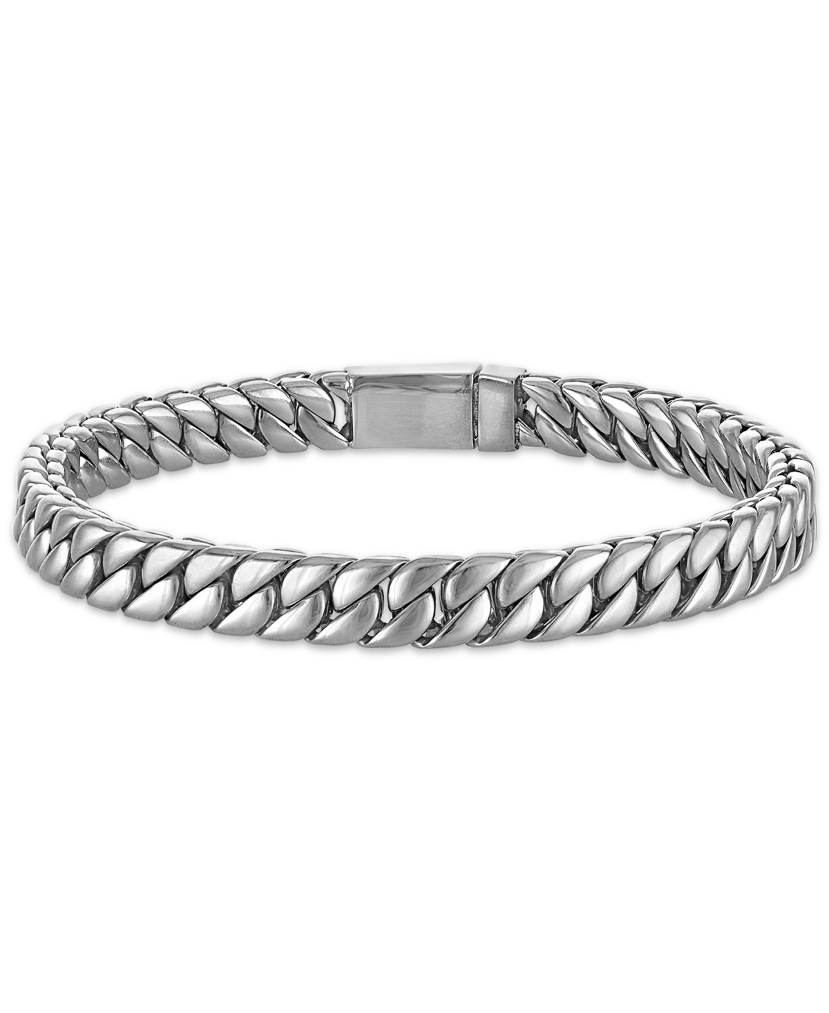 Click here for Esquire Mens Jewelry Double Layer Chain Bracelet i... prices