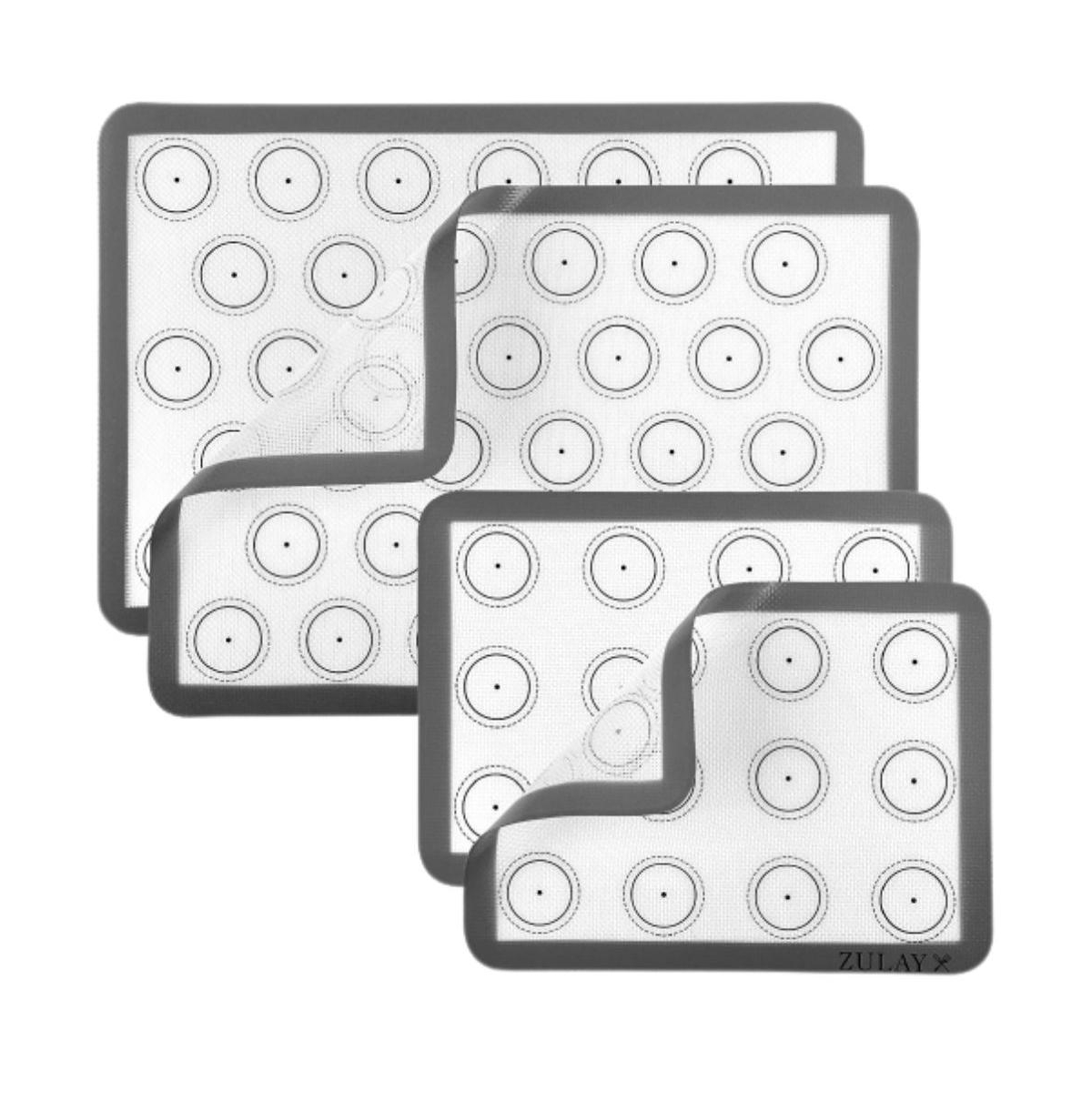 Click here for Macaron Silicone Baking Mats 4-Pc - Gray prices