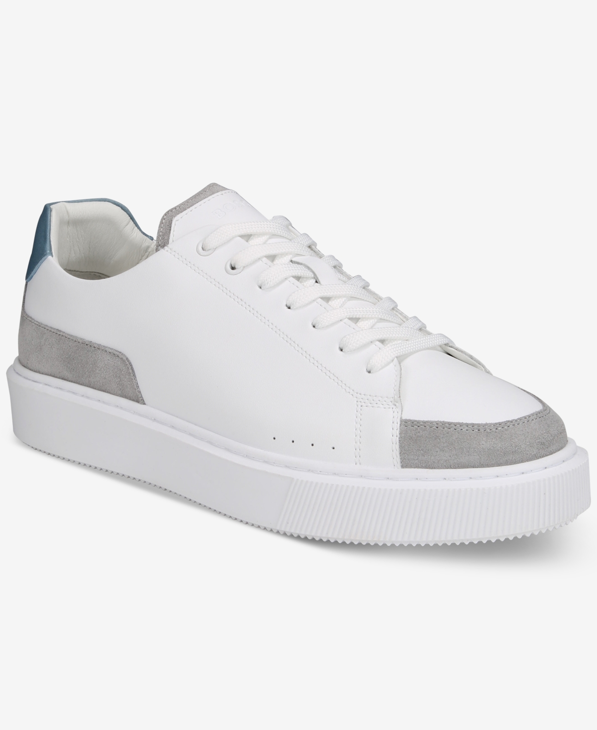 Click here for Boss by Hugo Boss Mens Colyn Derby Sneakers - Whit... prices