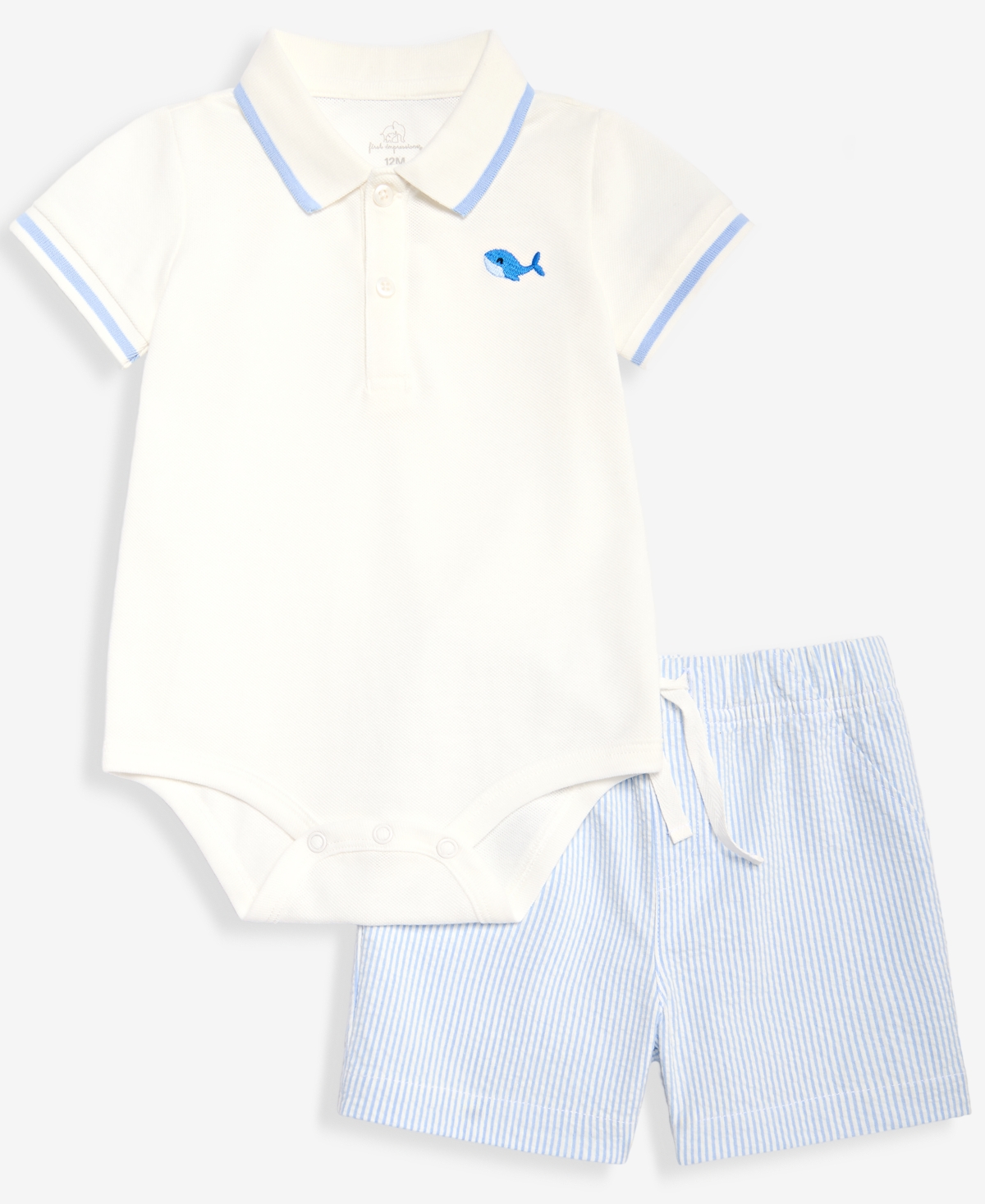 Click here for First Impressions Baby Boys 3M-24M Polo Bodysuit &... prices