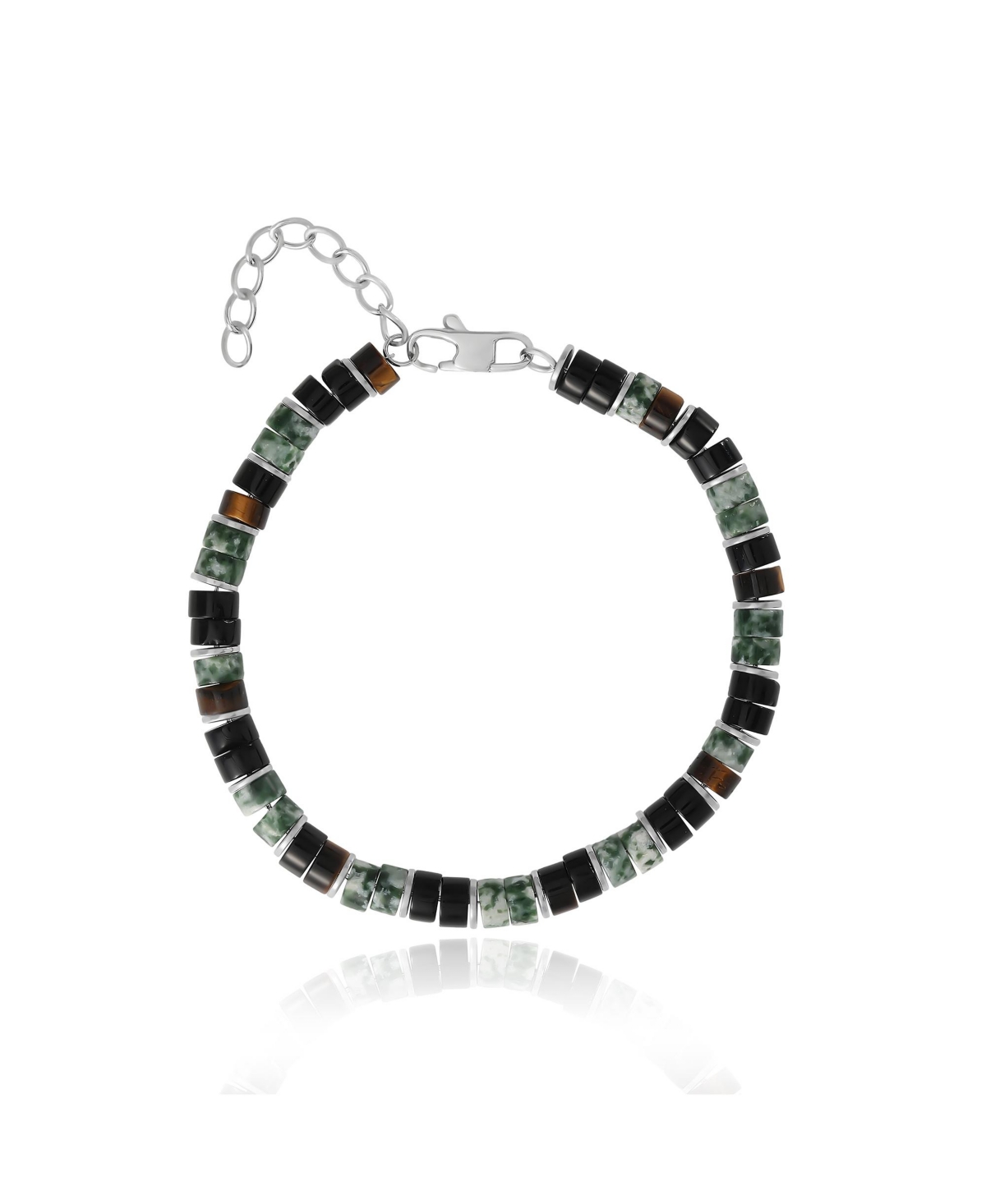 Click here for Lucky Brand Men s Mixed Beaded Bracelet - Green/bl... prices