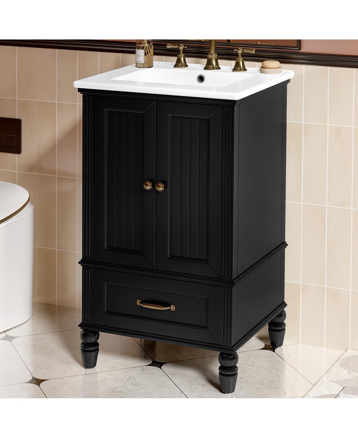 Click here for Sillysis Bathroom Vanity with Sink  Cabinet with D... prices