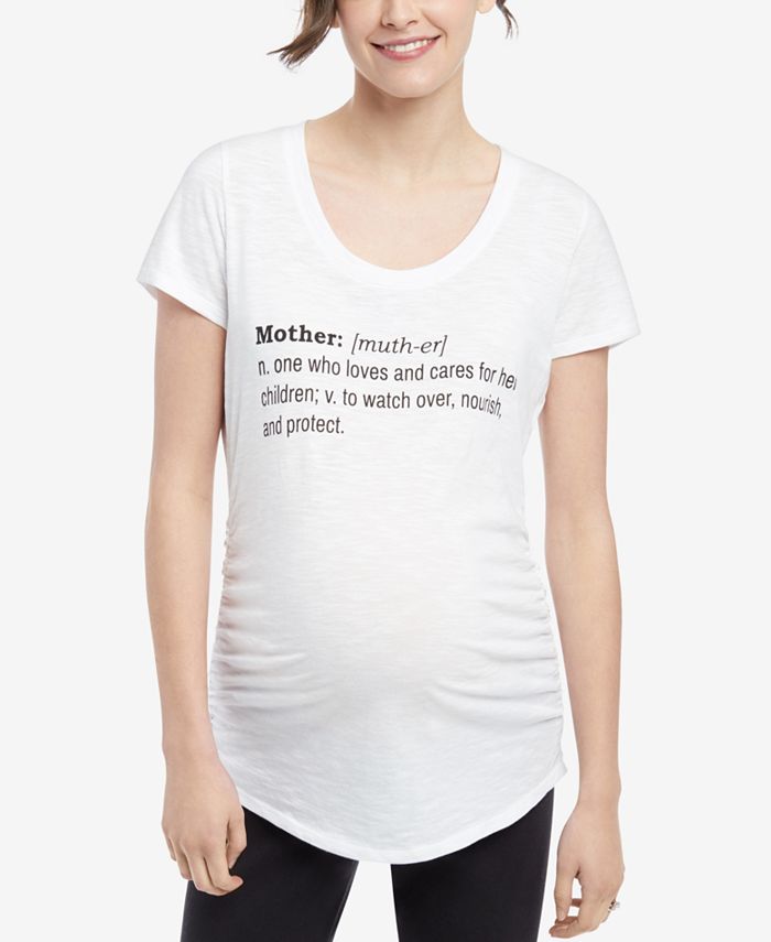 Motherhood Maternity Graphic T-Shirt - Macy's