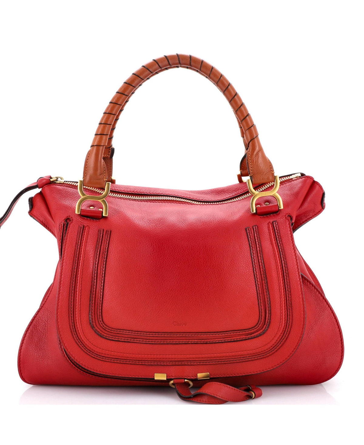 Click here for Pre-Owned Chloe Large Marcie Shoulder Bag Leather... prices