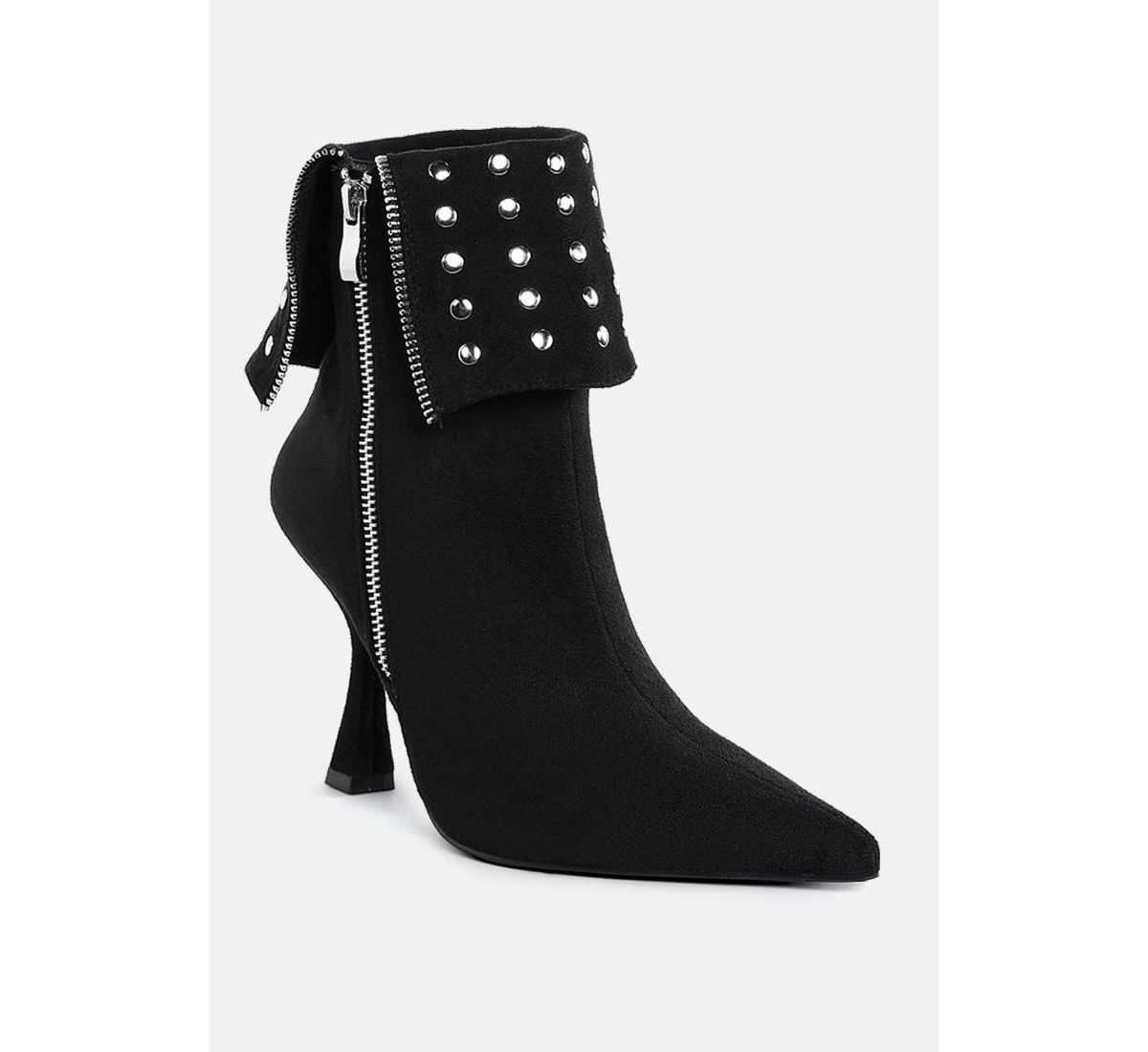 Click here for London Rag Womens Kolara Studded Foldover Boots -... prices